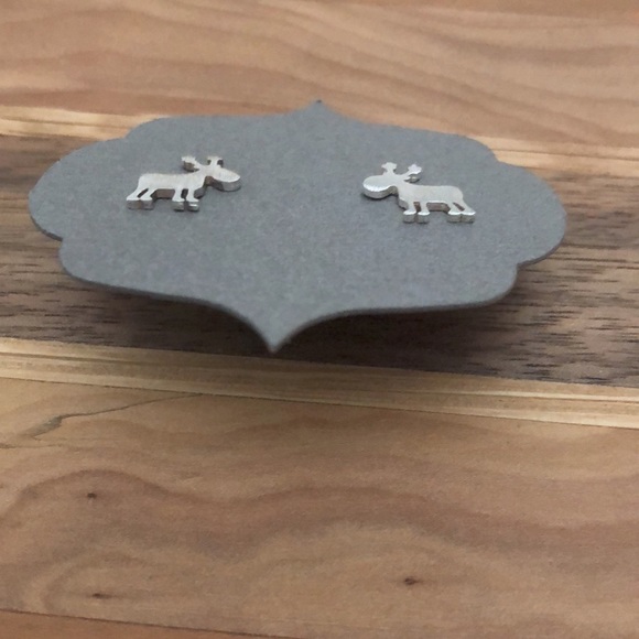 Jewelry | Moose Sterling Silver Stud Earrings | Poshmark